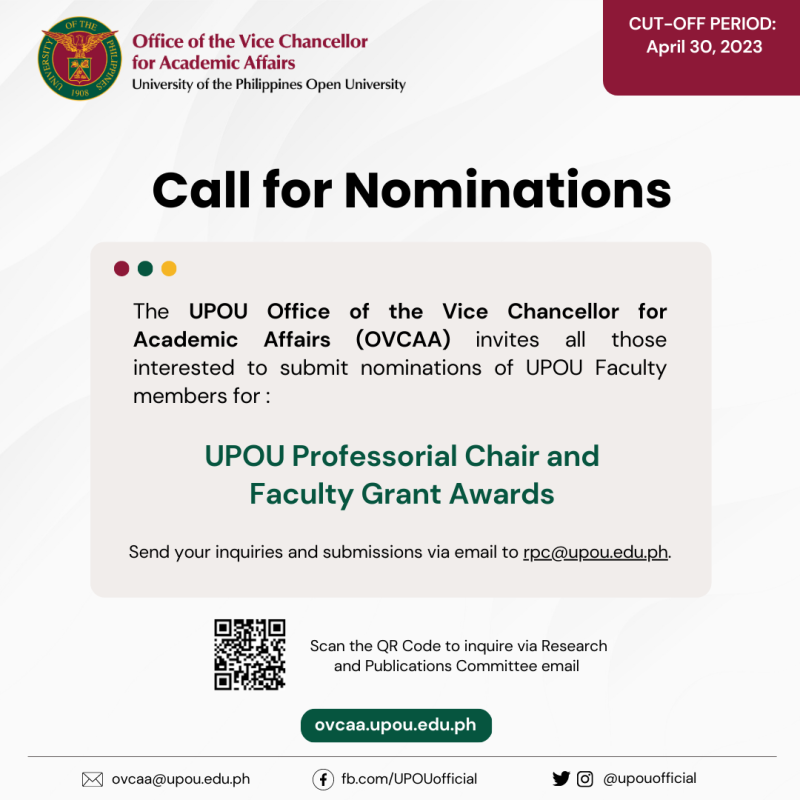 Call for Professorial Chair and Faculty Grant Awards – Office of the ...