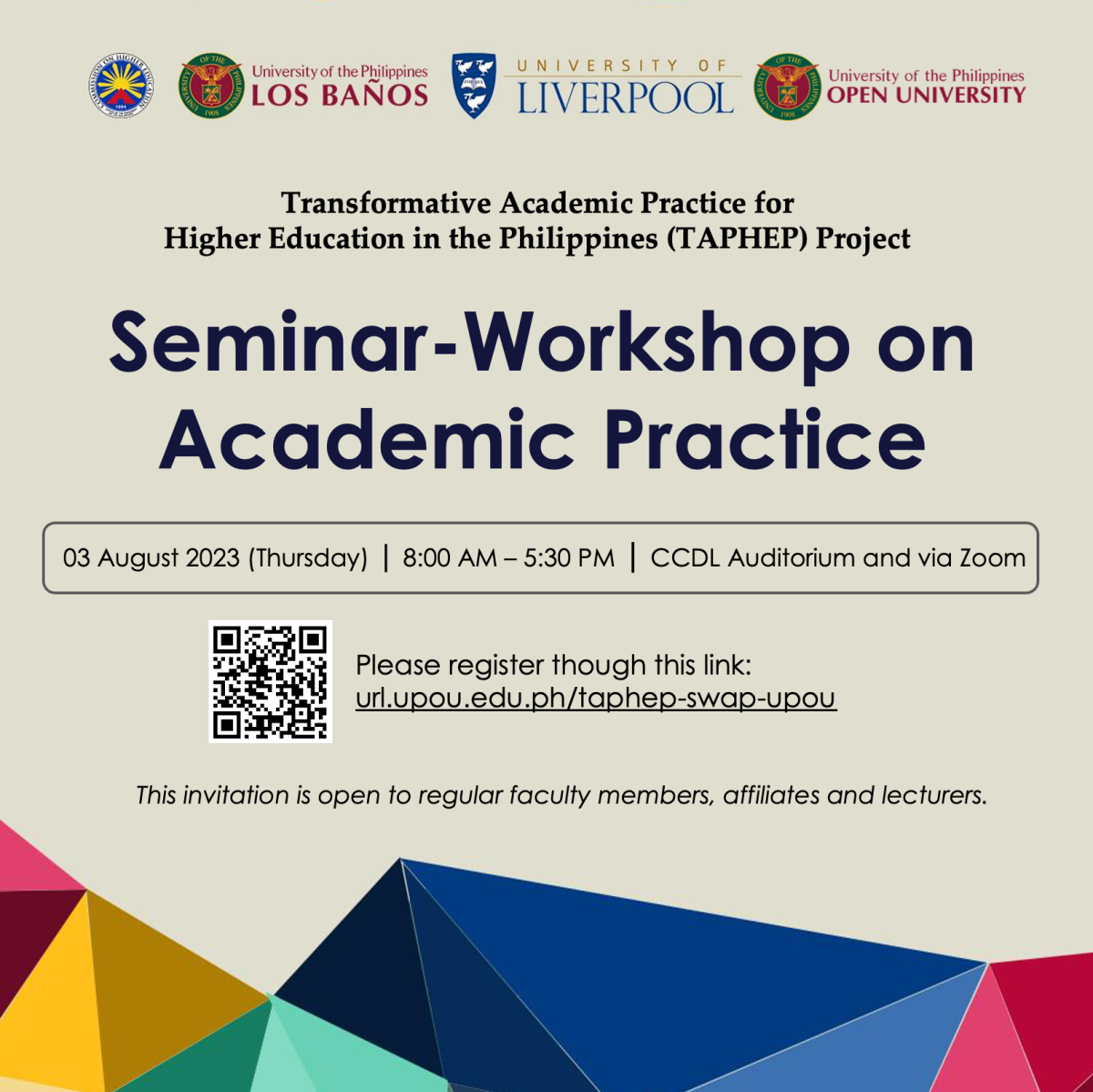 Transformative Academic Practice for Higher Education in the ...