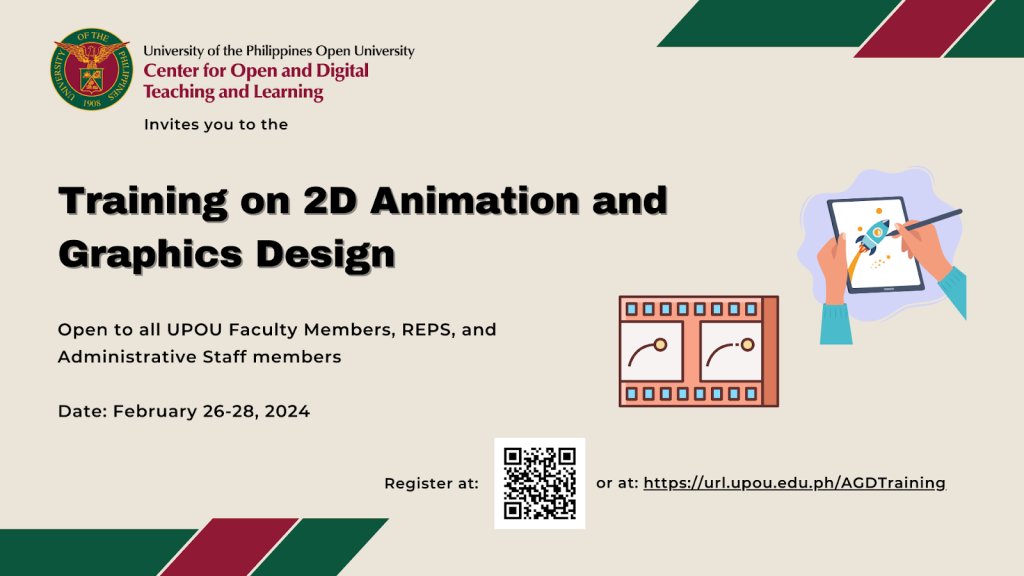 CODTL Extensive Training in 2D Animation and Graphics Design – Office ...